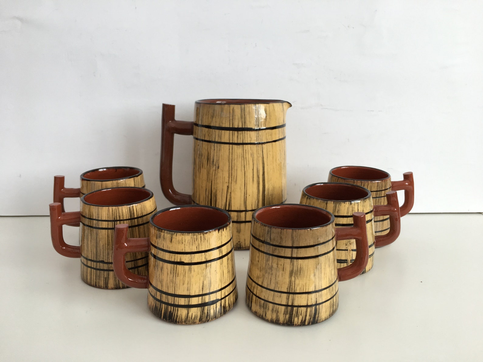 Vintage Art Bulgarian Troyan Pottery Handmade Ceramic Troyan | Etsy