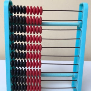 Vintage Plastic Abacus - Old Plastic Abacus - Retro Plastic Abacus - Etsy