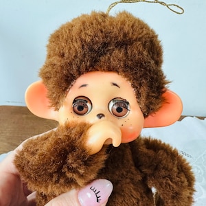 Vintage Jimmy Daisuke Toho Bussan Monkey Plush Toy - Doll Monchhichi ...