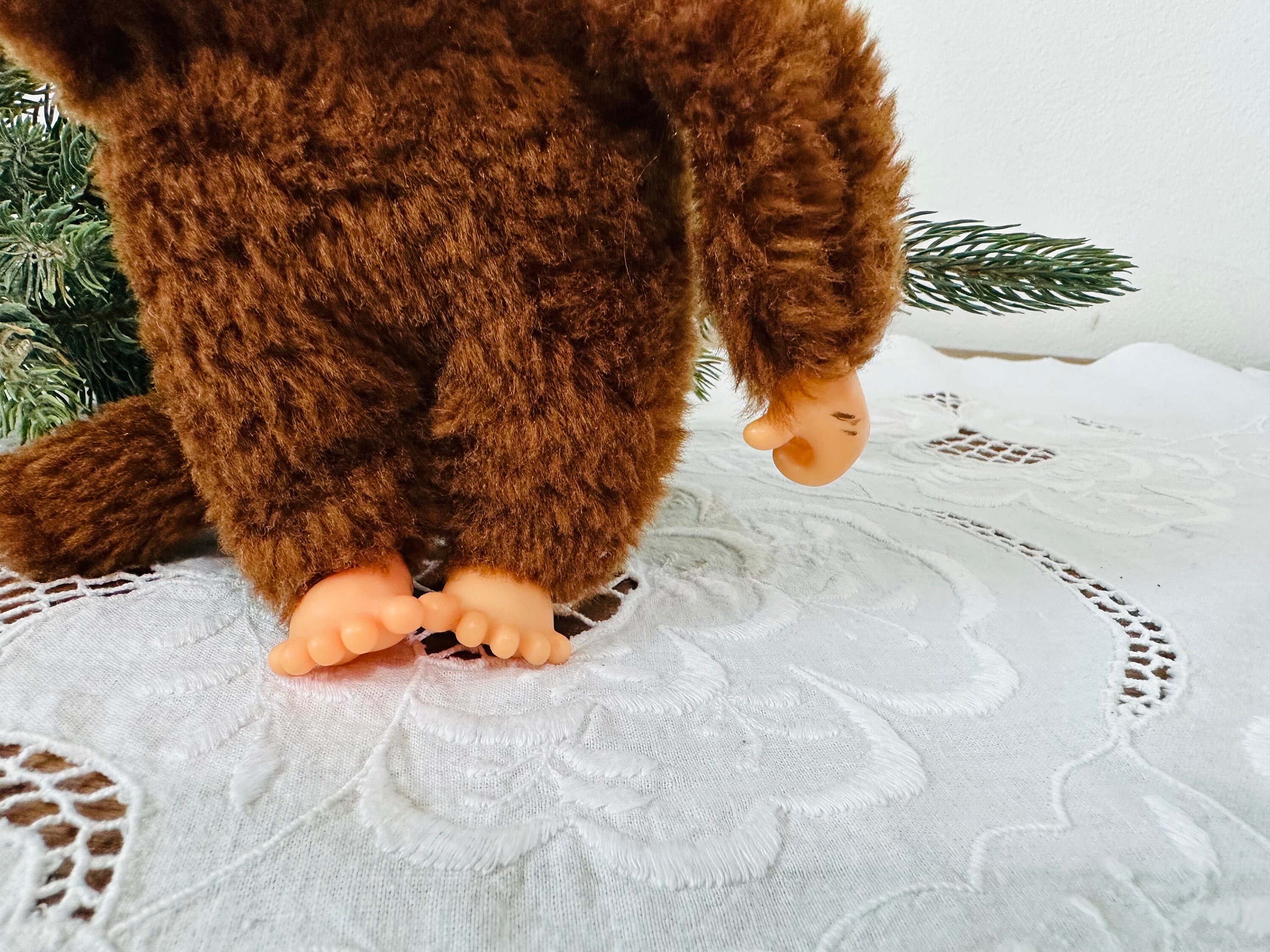 Vintage Jimmy Daisuke Toho Bussan Monkey Plush Toy - Doll Monchhichi ...