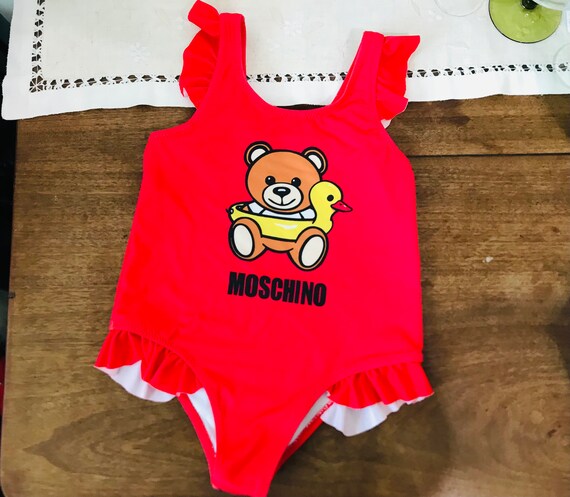 Kids Swimsuit Teddy Bear Swimsuit | Etsy