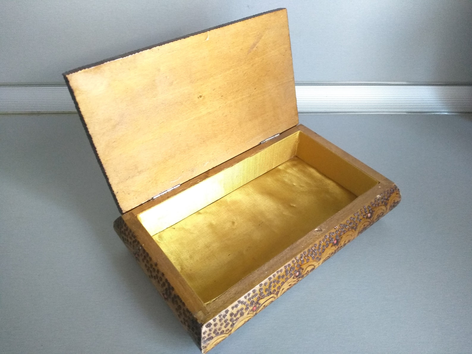 Vintage Pyrography Box Vintage Wooden Box Vintage Handmade | Etsy