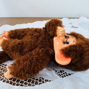 Vintage Jimmy Daisuke Toho Bussan Monkey Plush Toy - Doll Monchhichi ...