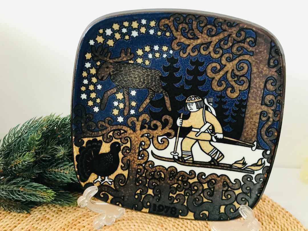 Vintage Arabia Kalevala 1978 Annual Plate - Vintage ARABIA Finland ...