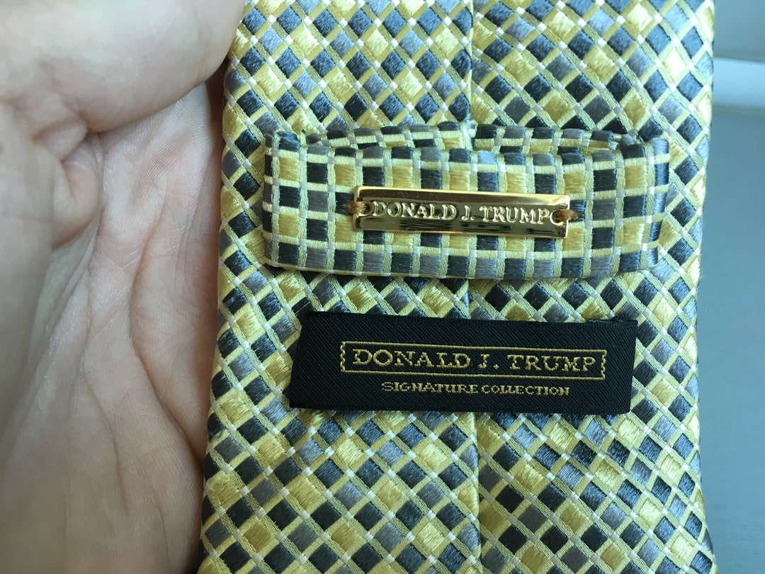 Vintage Donald J. Trump Tie - Vintage Silk Necktie - Etsy