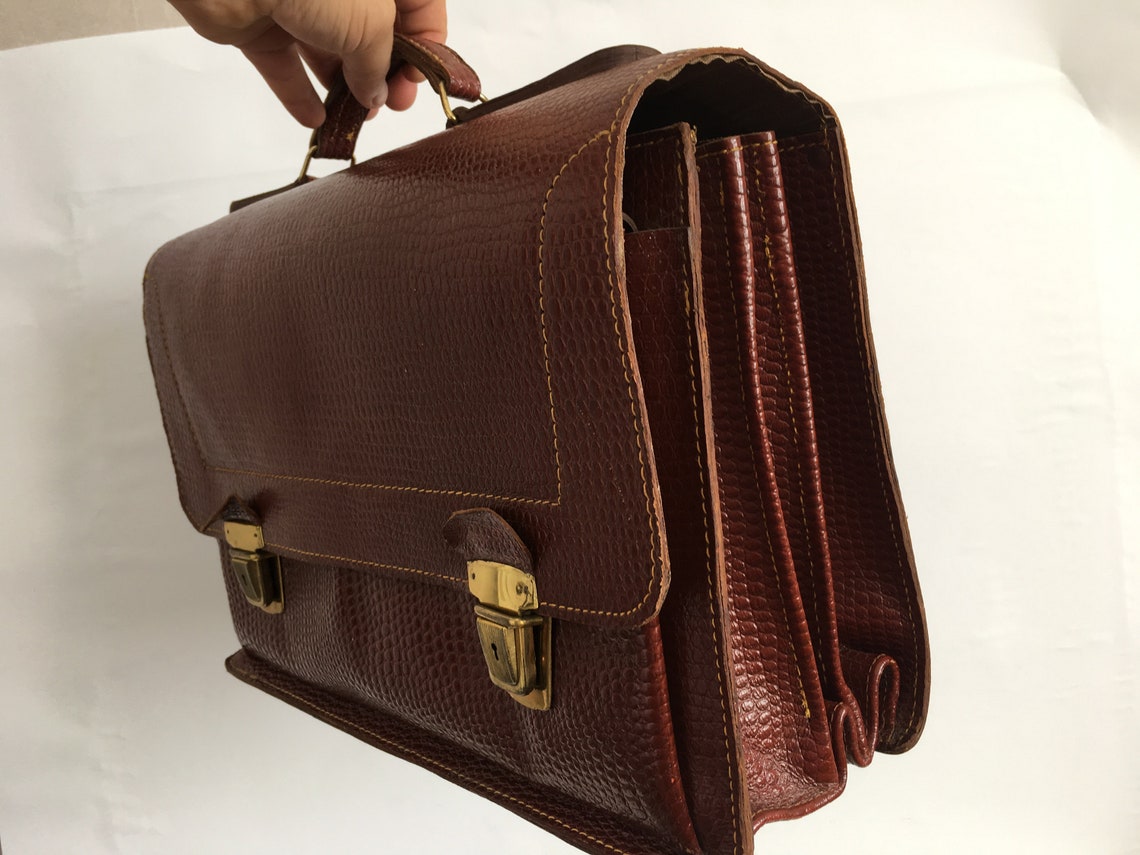 Documents Bag Men's Handbag Genuine Leather Document - Etsy Australia