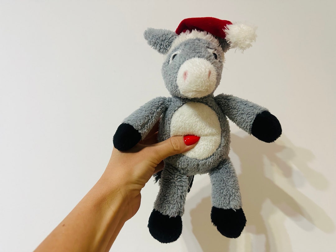 Kinder Surprise Donkey With Santa Hat Plush - Etsy