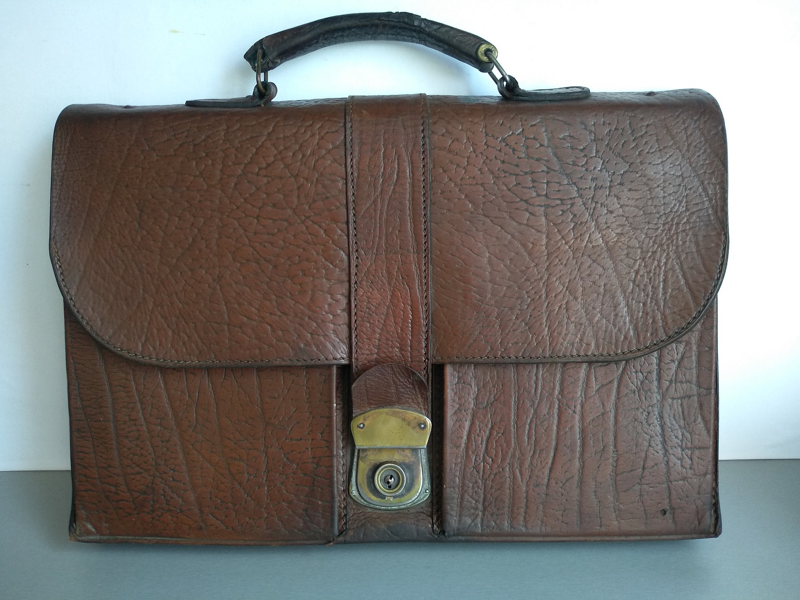 Documents Bag - Men's Handbag - Genuine Leather Document Bag - Business ...