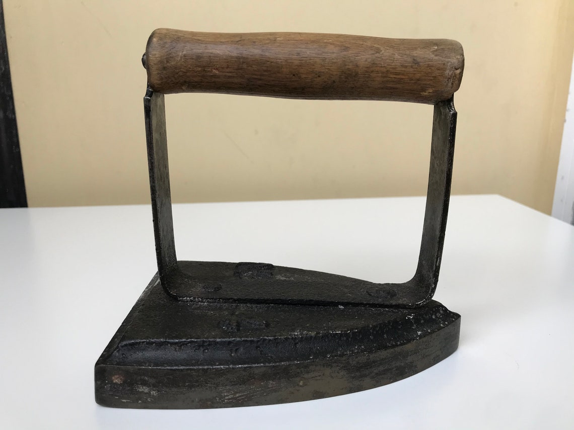 Antique Primitive Clothes Iron Coal Collectible Clothes Iron - Etsy