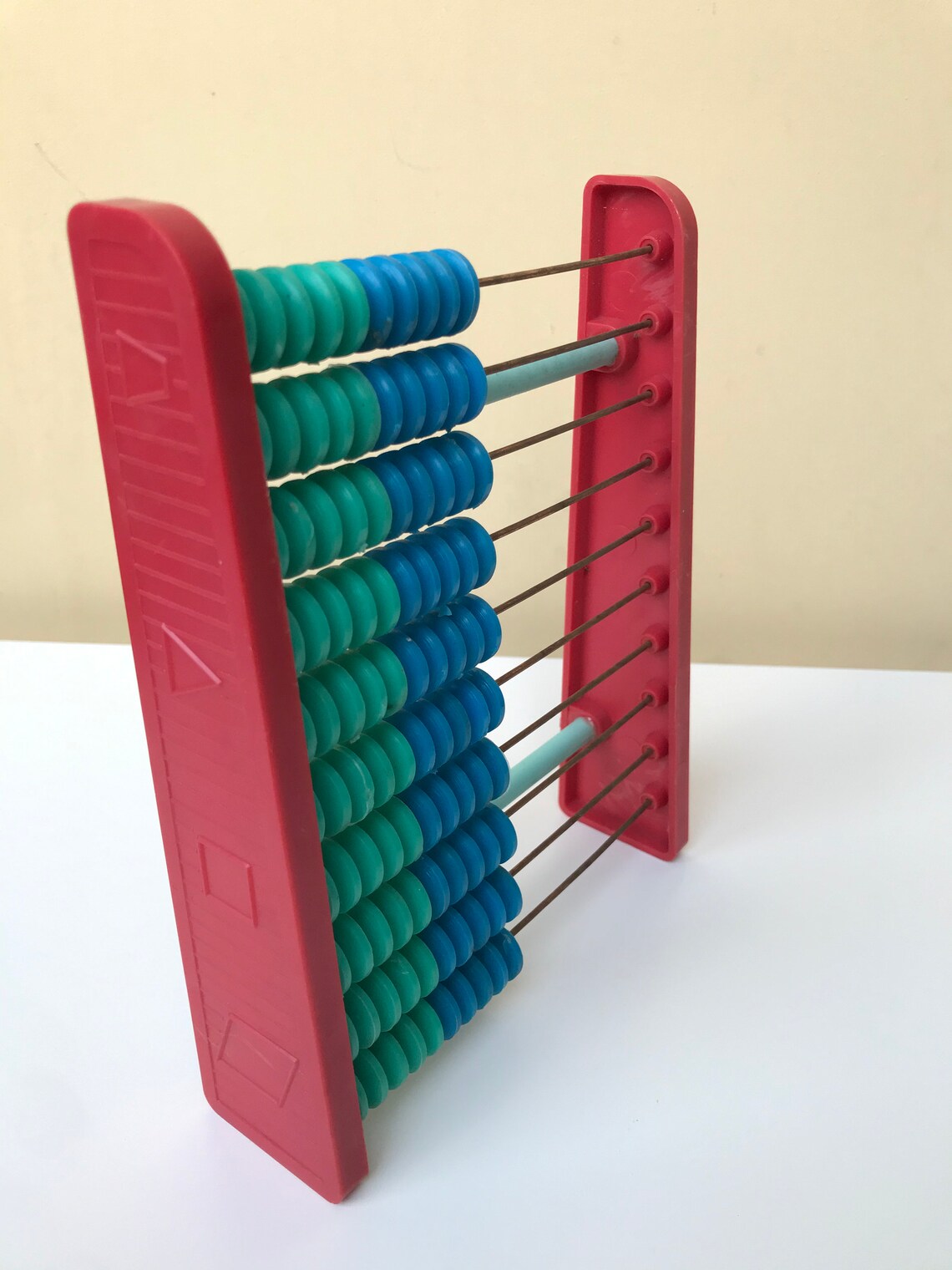 Vintage Plastic Abacus Old Plastic Abacus Retro Plastic - Etsy