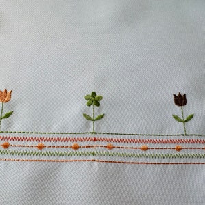 Vintage Germany Easter Table Runner - Machine Embroidery Table Runner ...