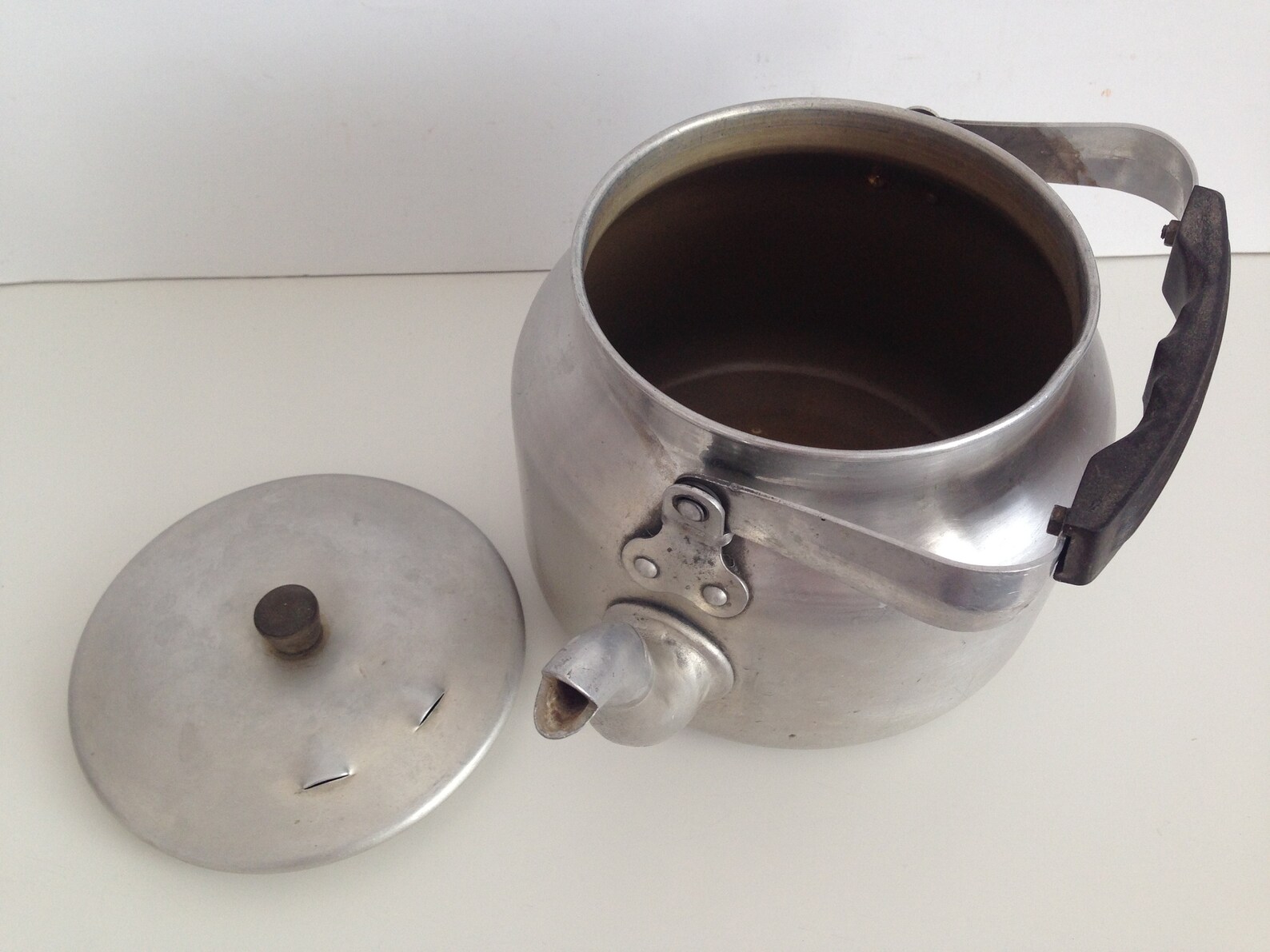 Vintage Aluminum Teapot Old Aluminum Teapot Retro Cuisine - Etsy