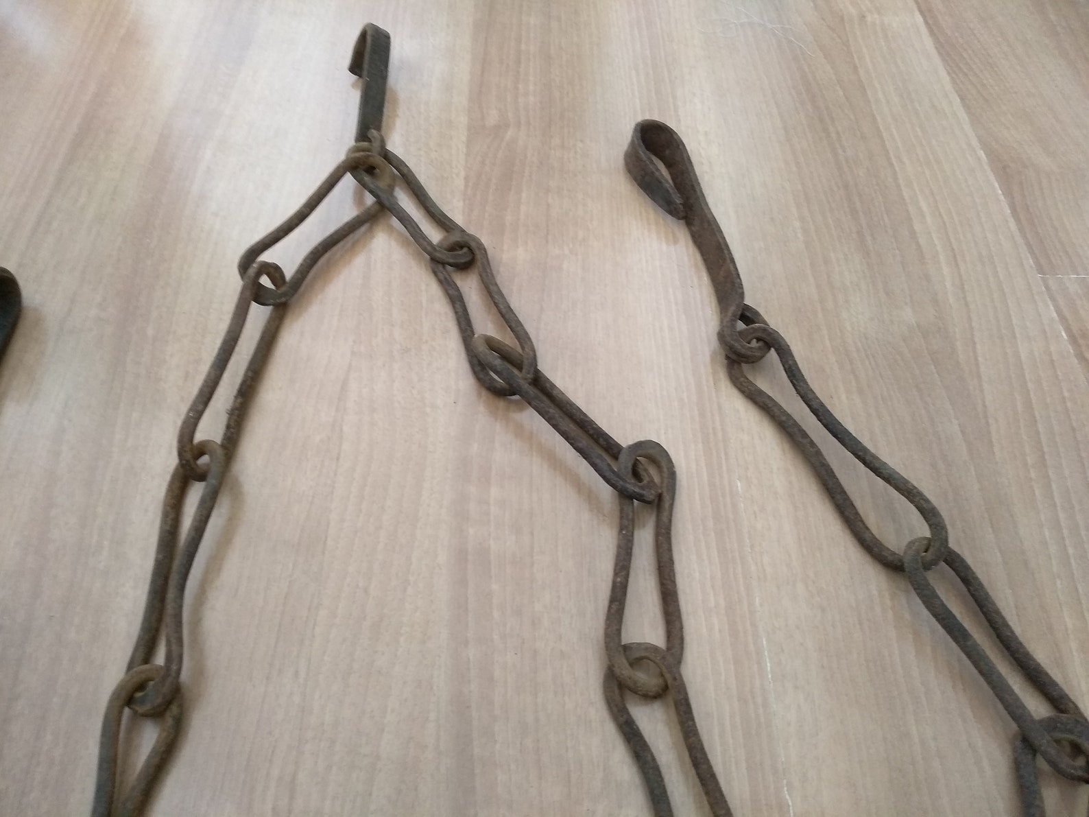 Antique Hand Forged Chain Rustic Decor Rare Hand Forged | Etsy