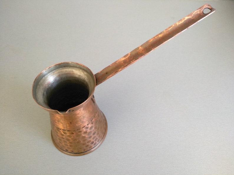Vintage Cezve Turkish Coffee Pot Copper Coffee Cezve | Etsy