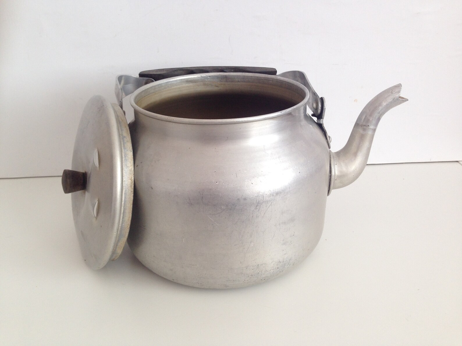 Vintage Aluminum Teapot Old Aluminum Teapot Retro Cuisine - Etsy