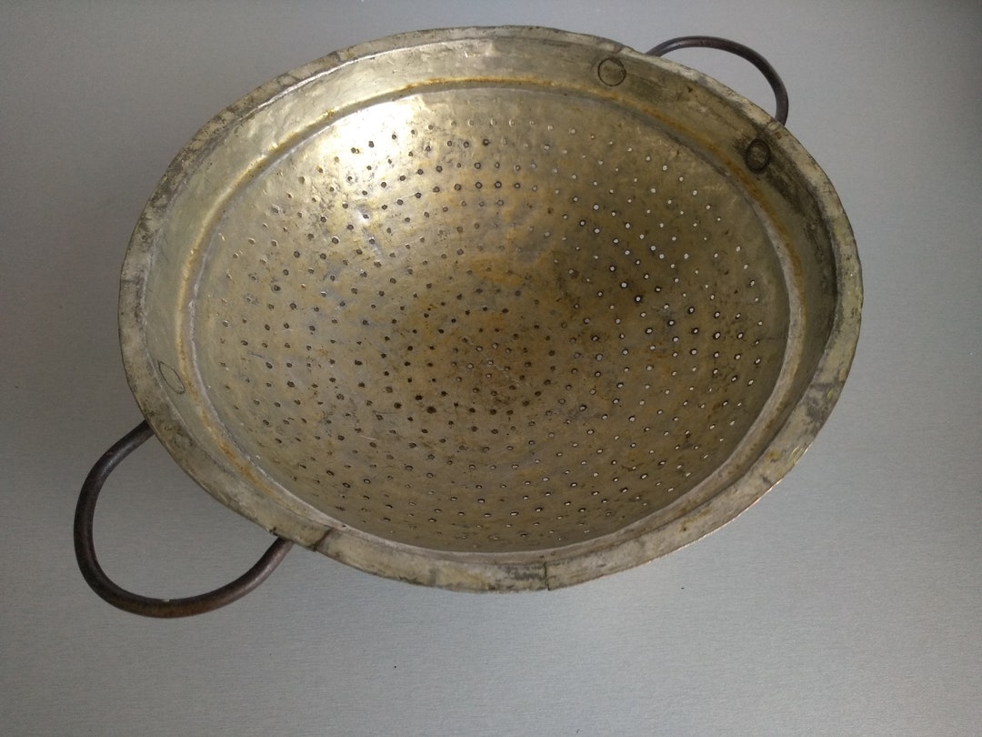 Vintage Colander Vintage Colander Kitchen Old Sieve - Etsy