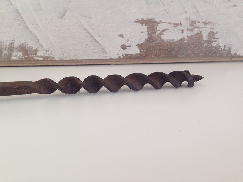 Vintage Drill Tool Primitive Gimlet Antique Auger - Vintage ...