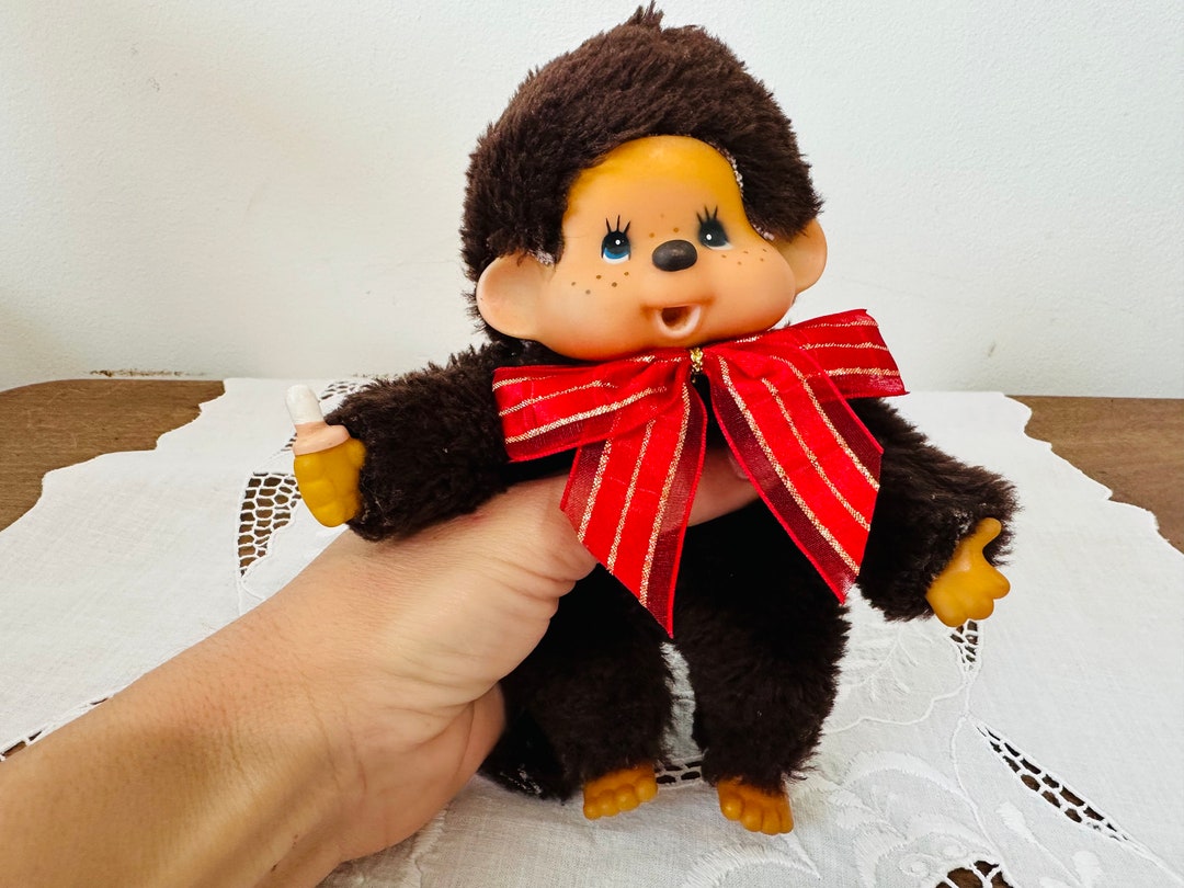 Vintage Monchhichi Toy - Collectible Monchhichi - Stuffed Monkey Toy ...