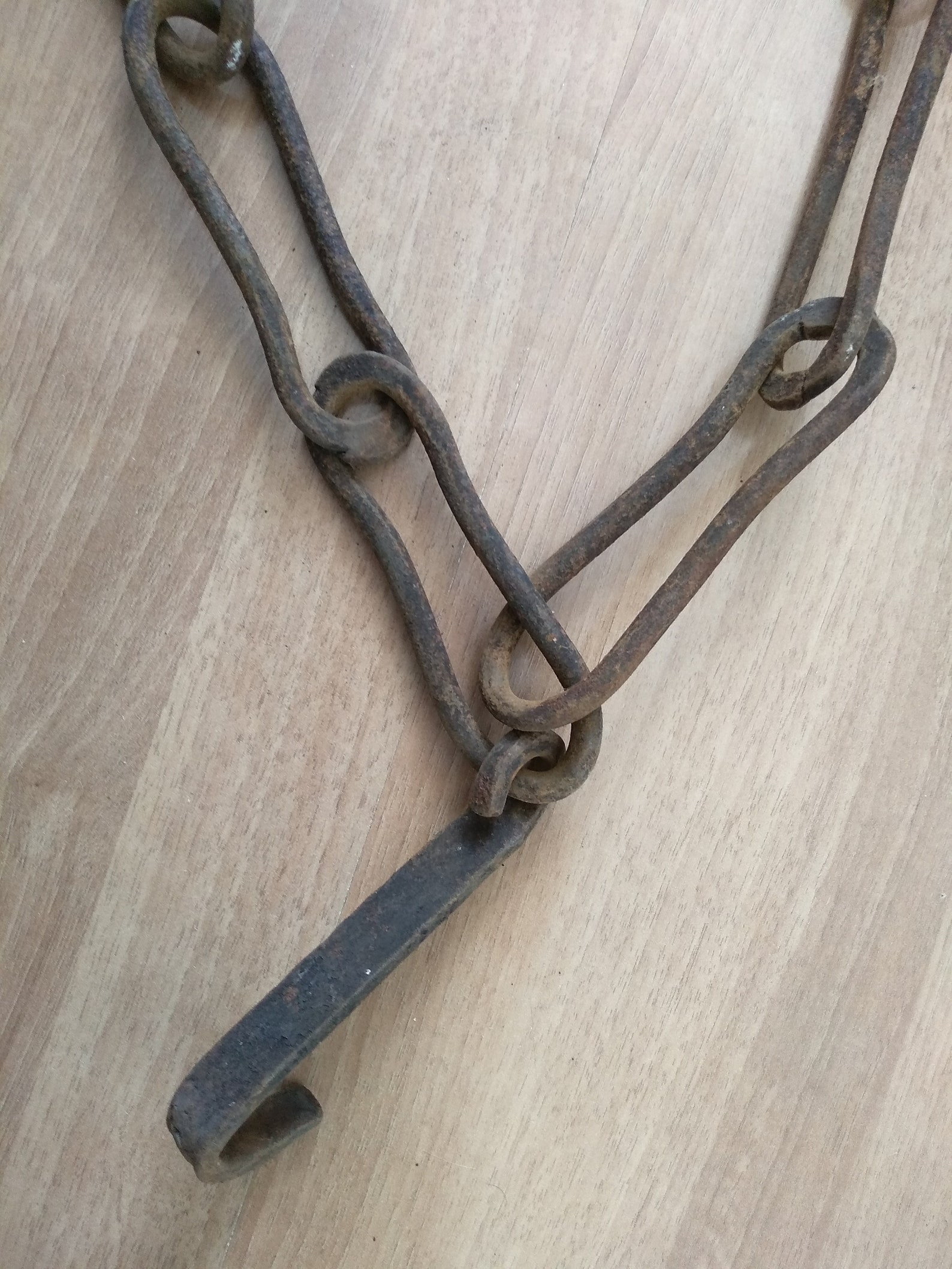 Antique Hand Forged Chain Rustic Decor Rare Hand Forged | Etsy