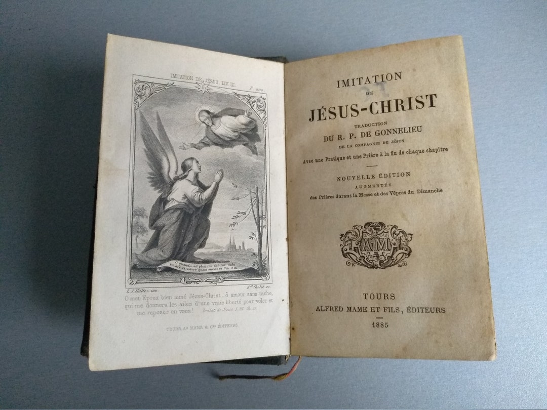 Antique Catholic Religious Book - Book 1885 - Old Book - Religious Book ...