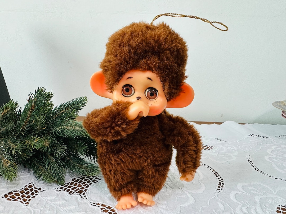 Vintage Jimmy Daisuke Toho Bussan Monkey Plush Toy - Doll Monchhichi ...