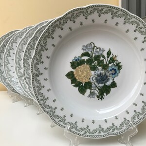 KAHLA Germany Porcelain Soup Plate Vintage Set of 6 Kahla GDR Plates ...