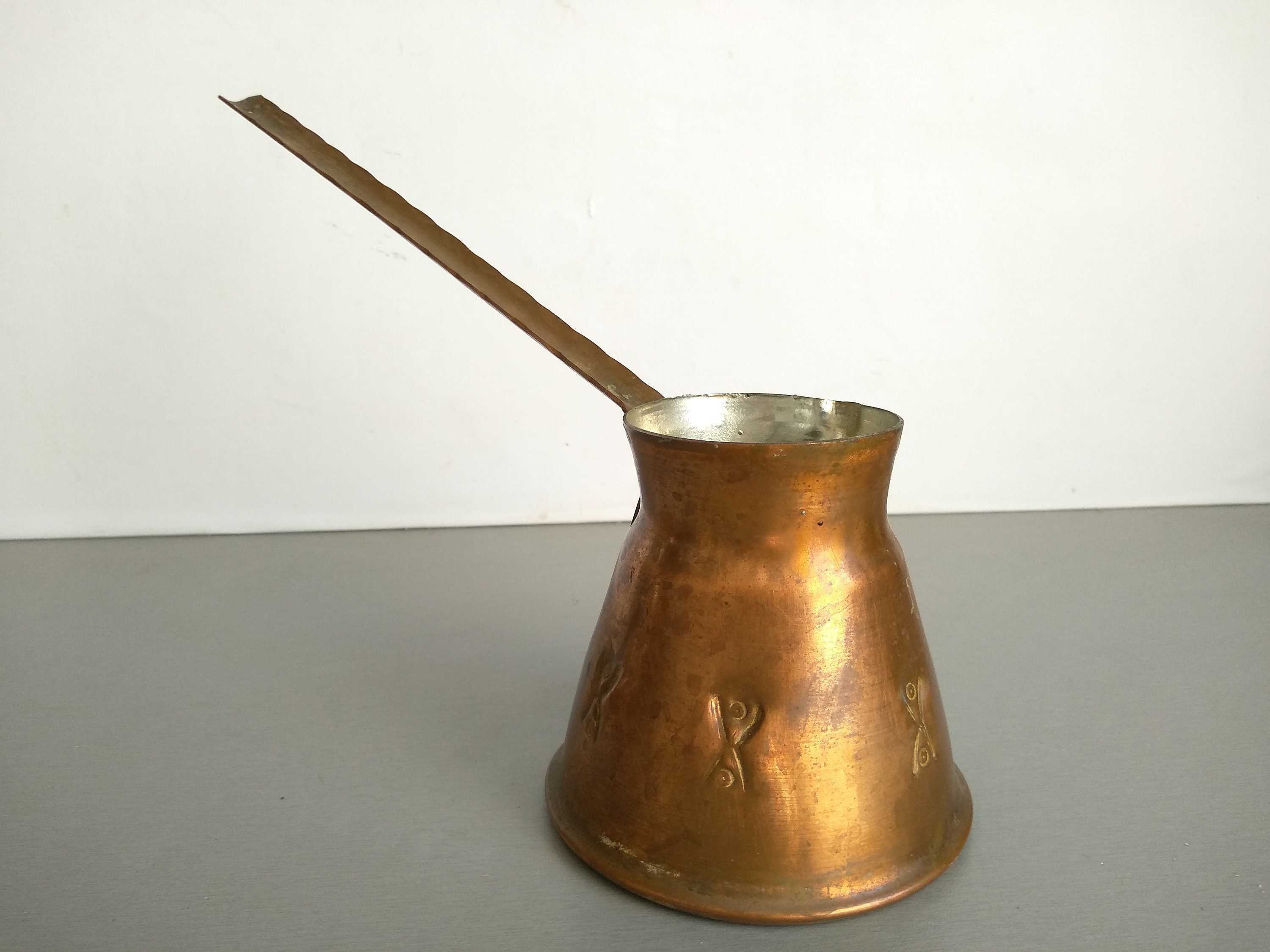 Vintage Cezve Turkish Coffee Pot Copper Coffee Cezve | Etsy