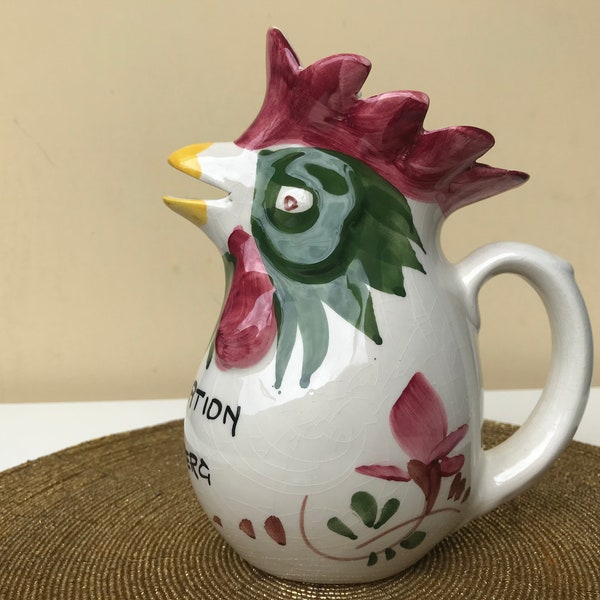 Rooster Pitcher Etsy