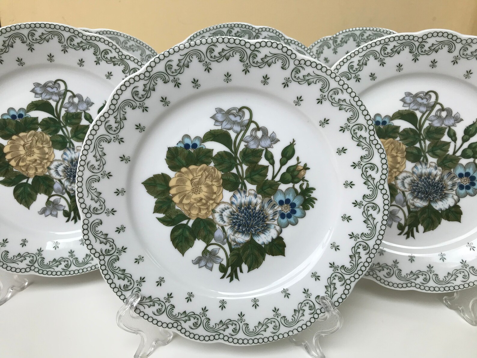 KAHLA Germany Porcelain Vintage Set of 6 Kahla GDR Plates - Etsy
