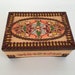 Vintage Pyrography Small Box Vintage Wooden Box Vintage Handmade Wooden ...