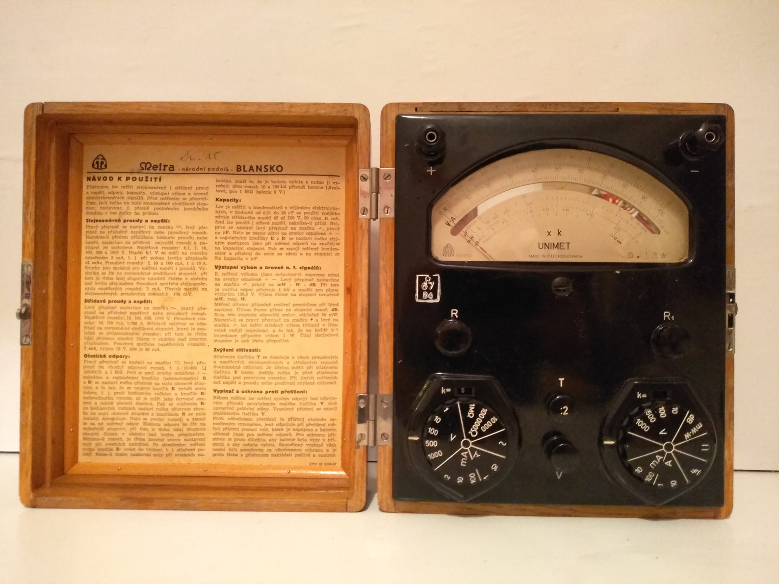 Voltmeter Vintage Vintage Ammeter Voltmeter Electrical - Etsy