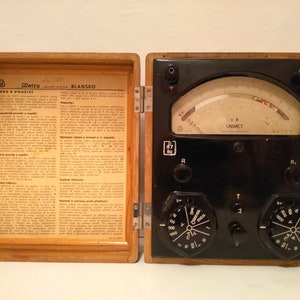 Voltmeter Vintage Vintage Ammeter Voltmeter Electrical - Etsy