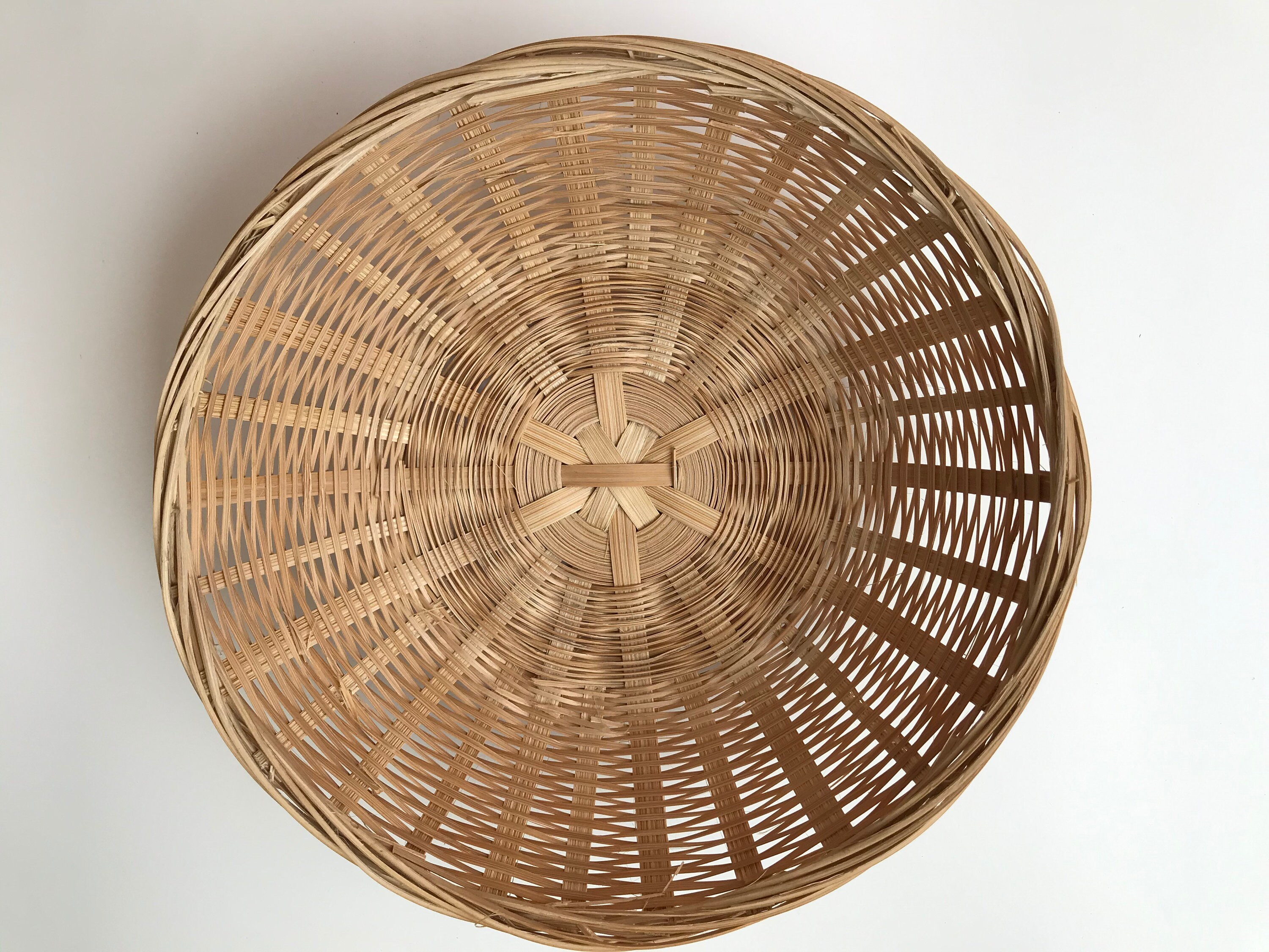 Vintage Set of 8 Woven Wicker Basket Boho Rustic Home Decor | Etsy