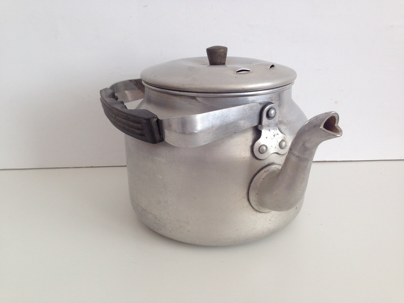 Vintage Aluminum Teapot Old Aluminum Teapot Retro Cuisine - Etsy