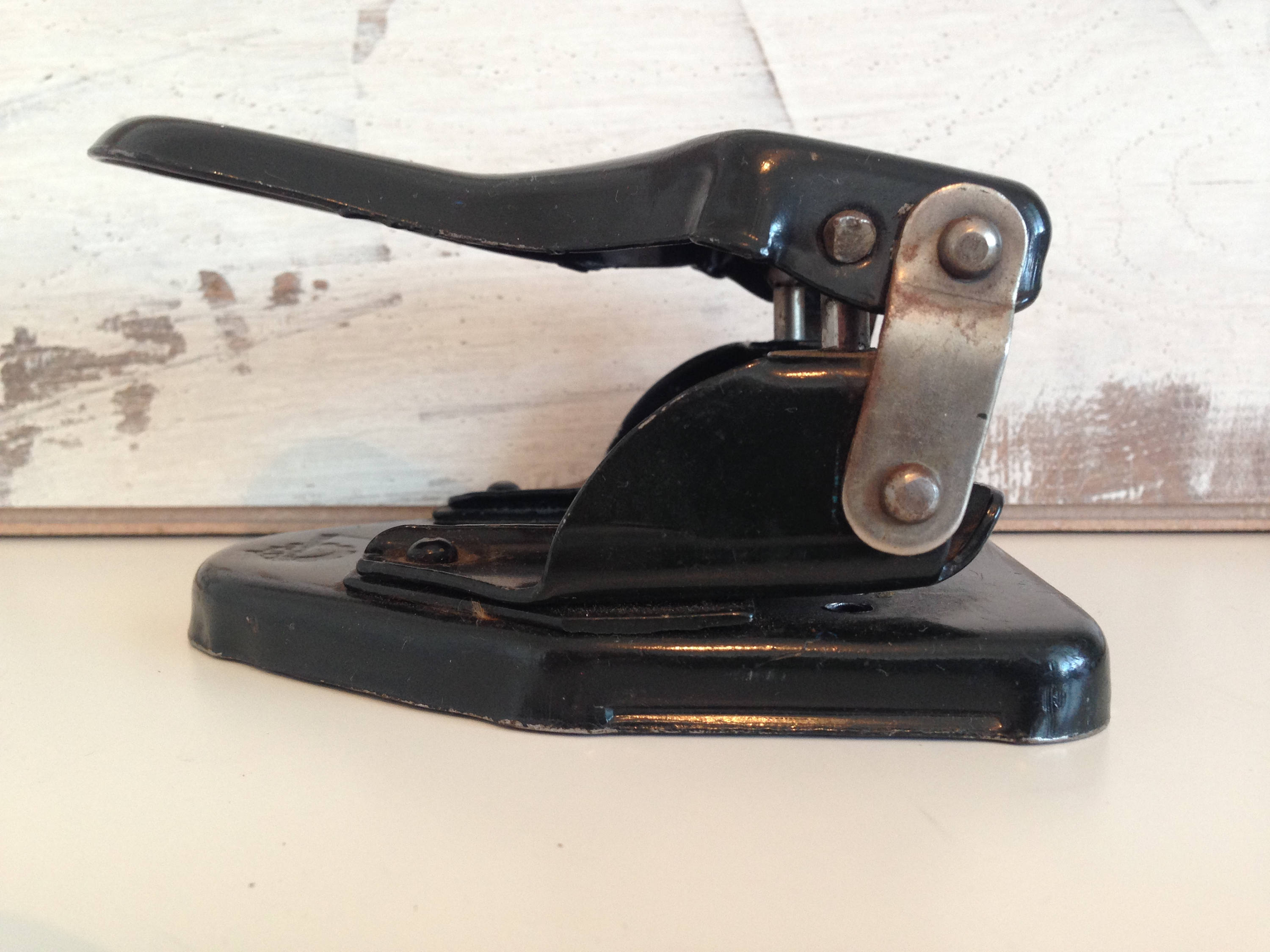Vintage Metal Perforator Black Hole Punch Office Decor | Etsy