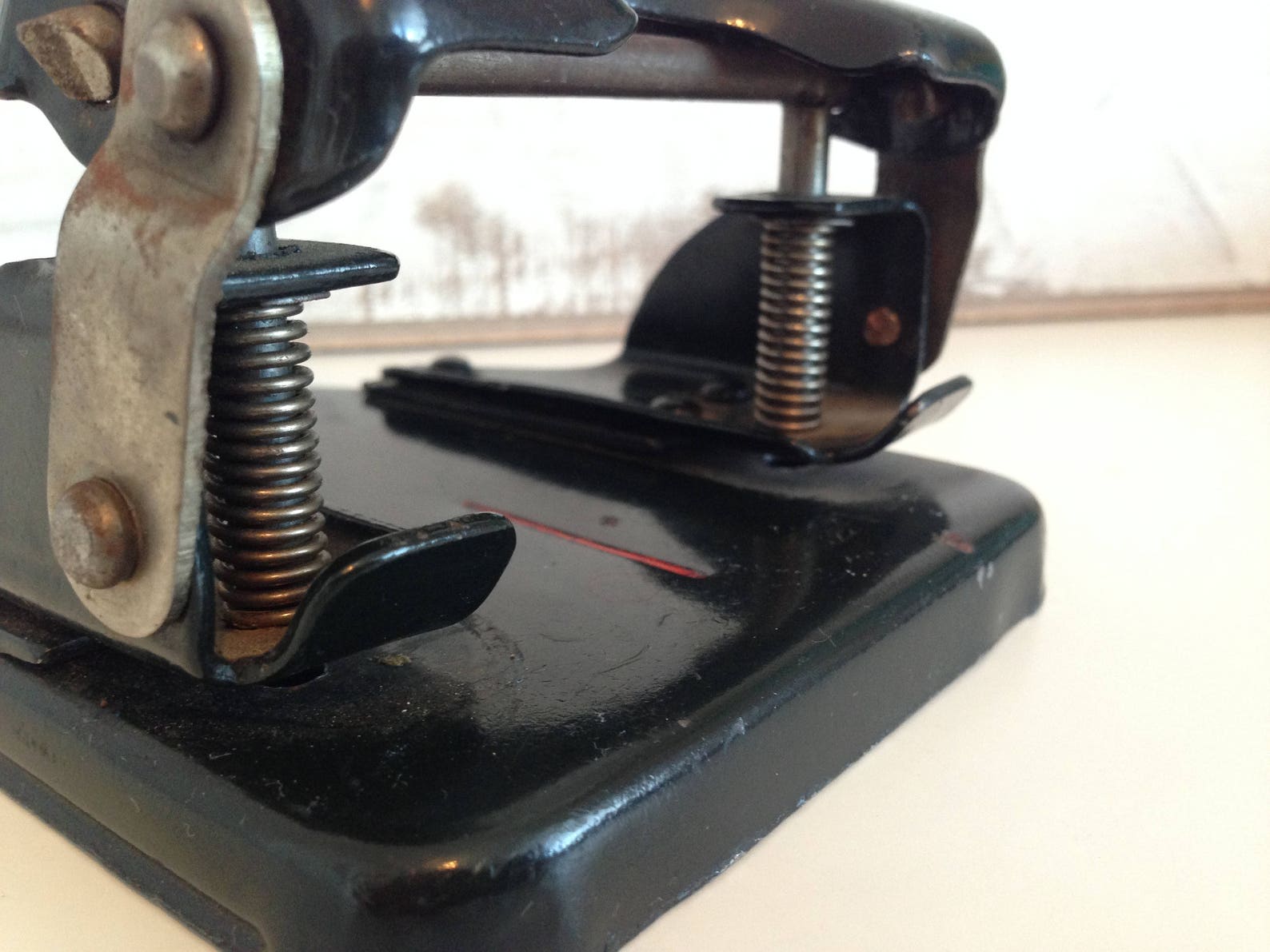 Vintage Metal Perforator Black Hole Punch Office Decor | Etsy