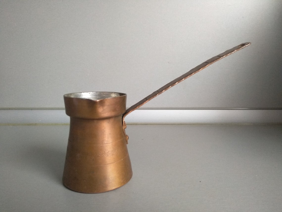 Vintage Cezve - Turkish Coffee Pot - Copper Coffee Cezve - Copper ...
