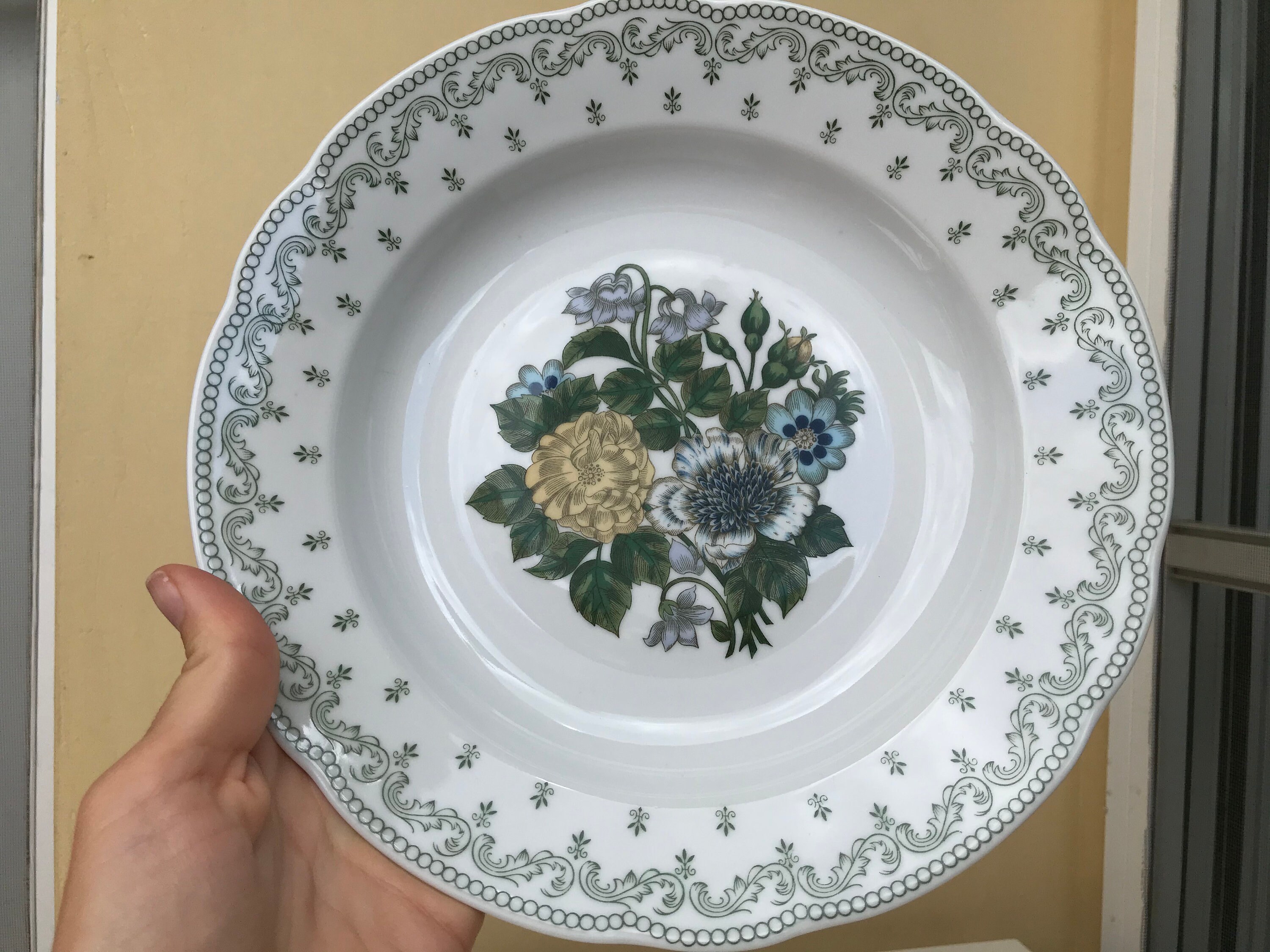 KAHLA Germany porcelain soup plate Vintage set of 6 Kahla | Etsy