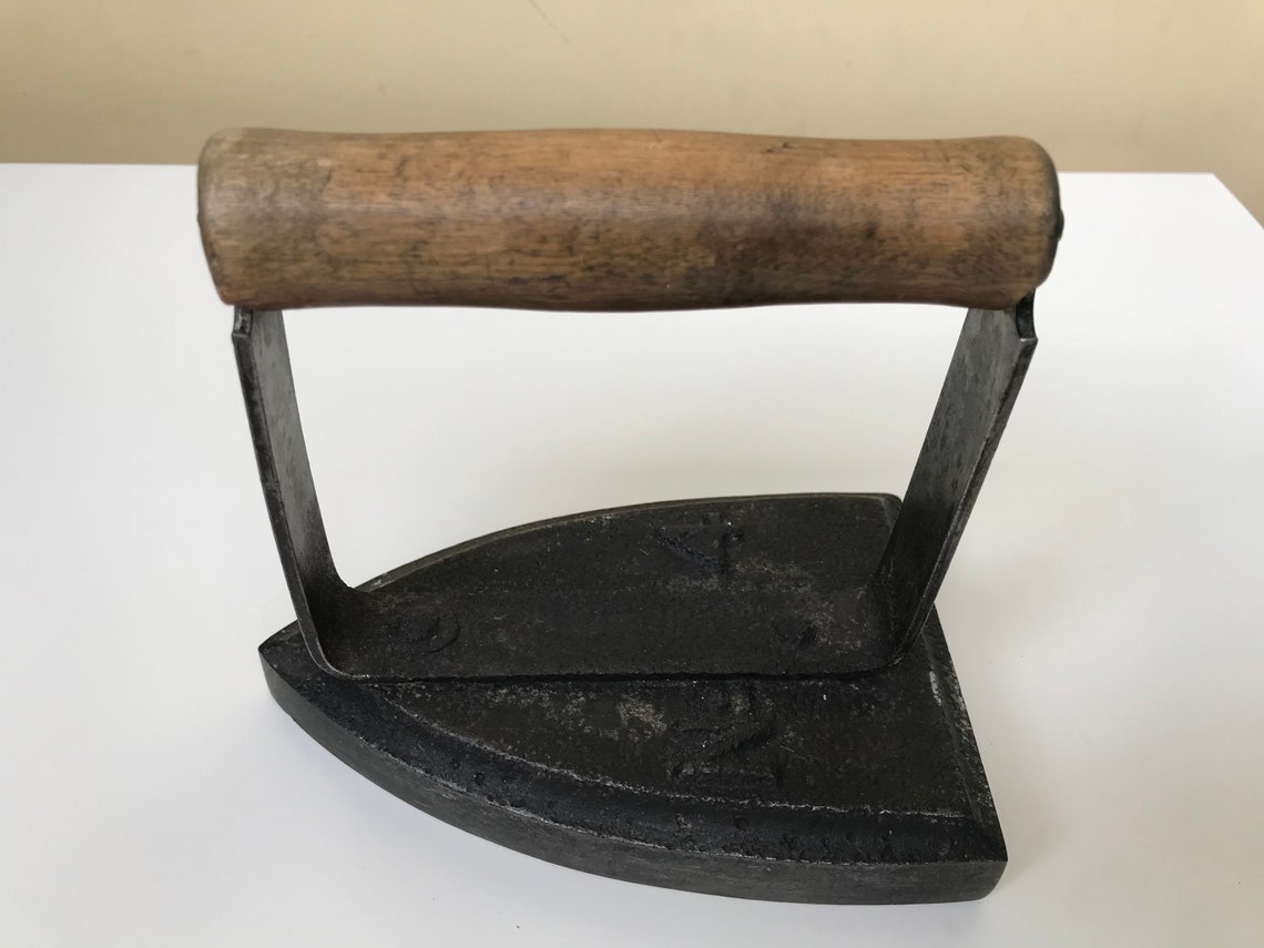 Antique Primitive Clothes Iron Coal Collectible Clothes Iron - Etsy