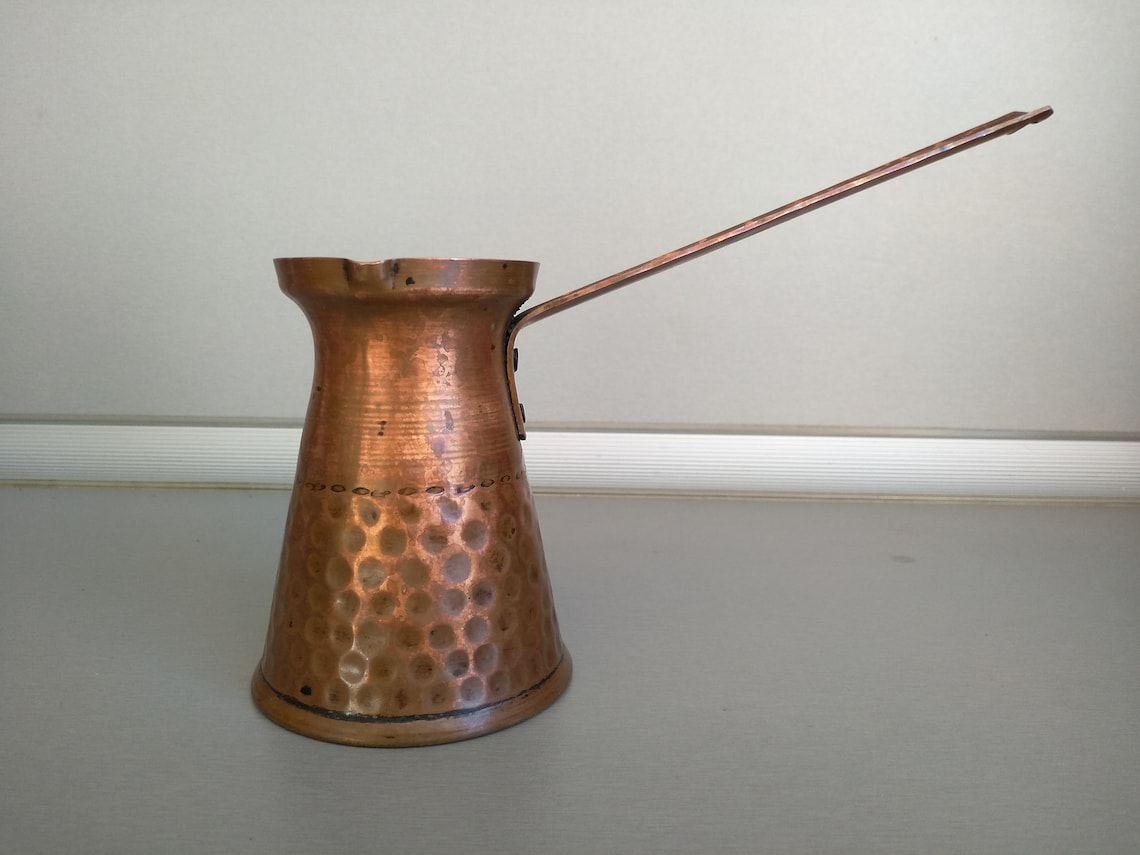 Vintage Cezve Turkish Coffee Pot Copper Coffee Cezve | Etsy