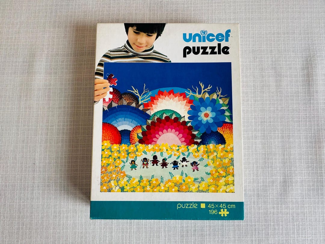 Rare 1980's Unicef Puzzle ''children Playing'' - Etsy