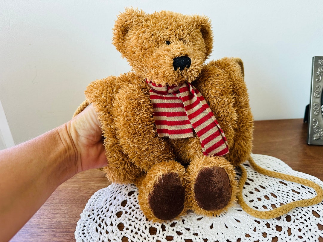 Vintage Sunkid Hand Warmer Teddy Bear Muff - Teddy Bear Hand Warmer ...