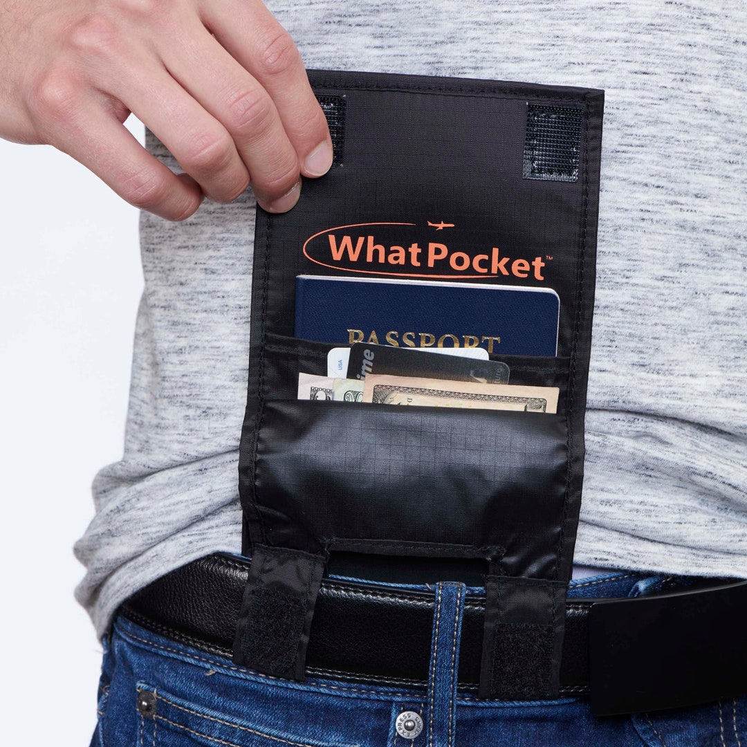 Hybrid Travel Wallet - Money Belt: Whatpocket Adventure Wallet - Etsy