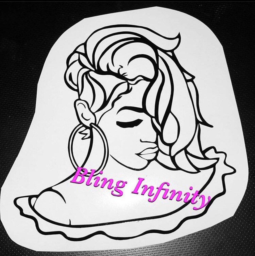 Edgy Diva Shontay Vinyl Decal, Mug Decal, Wine Glass Decal, YETI Decal ...