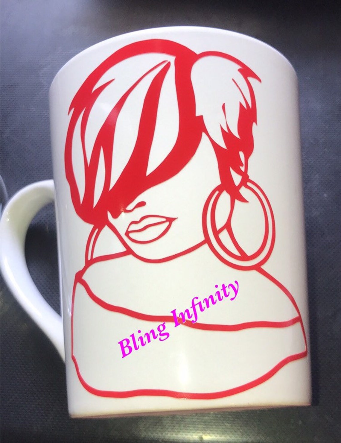 Edgy Diva Simone Vinyl Decal Mug Decal Wine Glass Decal - Etsy