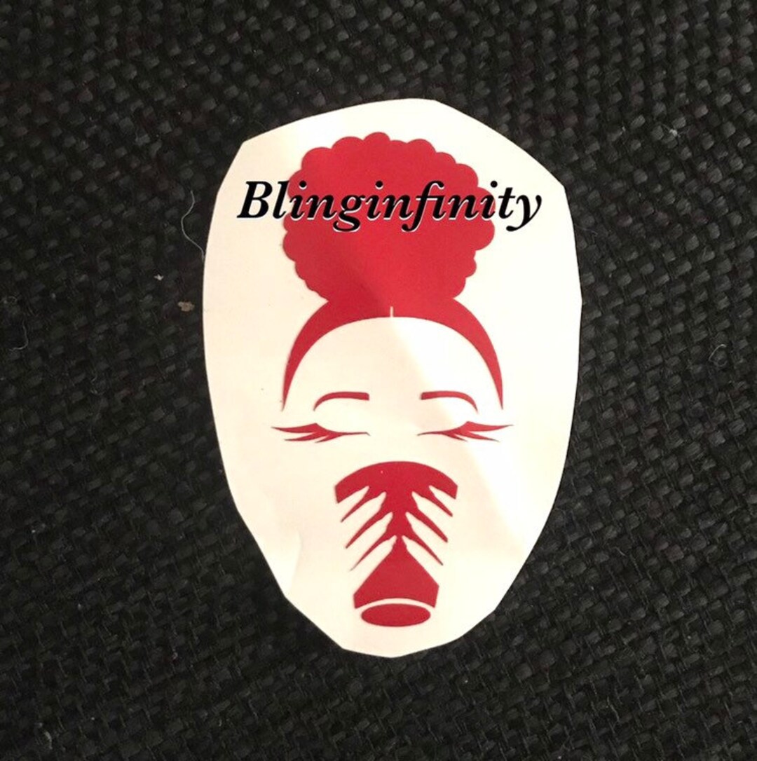 Pretty Mug Girl Mia Vinyl Decal Mug Decal Tumbler Decal Glass Decal Car ...