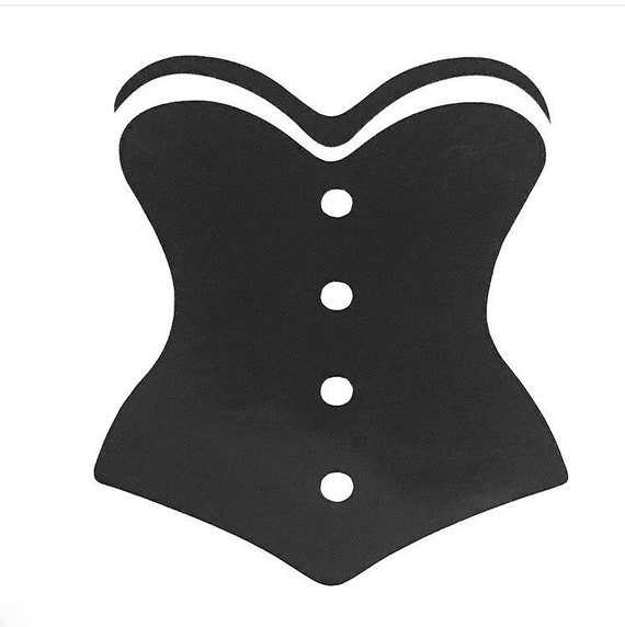 CORSET 5 Decal Color Black Unless Specified Differently - Etsy