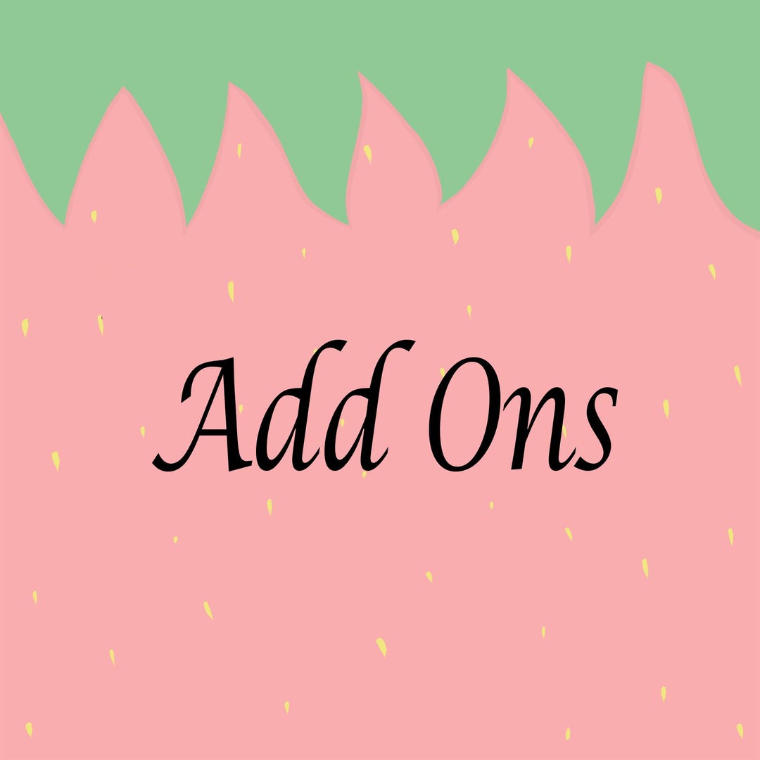 Add Ons - Etsy