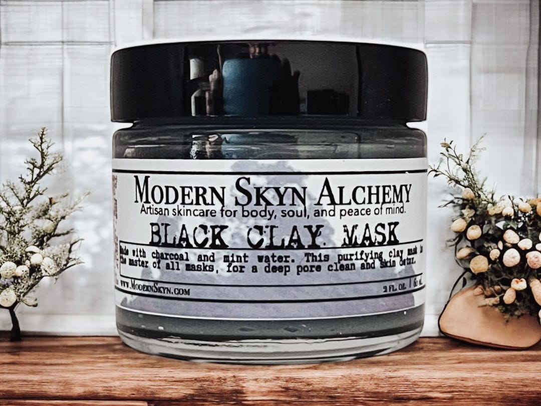 Black Clay Mask - Etsy