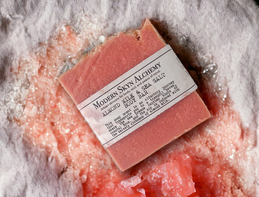 Almond Milk & Sea Salt Body Bar - Etsy